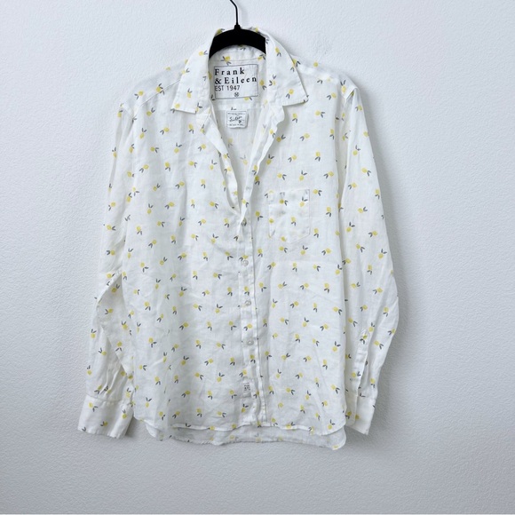 Frank & Eileen | Tops | Frank Eileen Lemon Linen Shirt | Poshmark